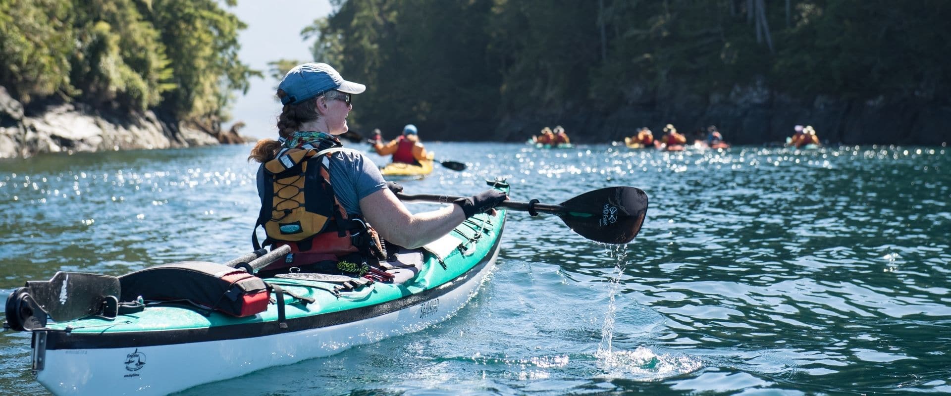 Kayak With Whales Banner 3 - Kingfisher Wilderness Adventures Kayak Tours
